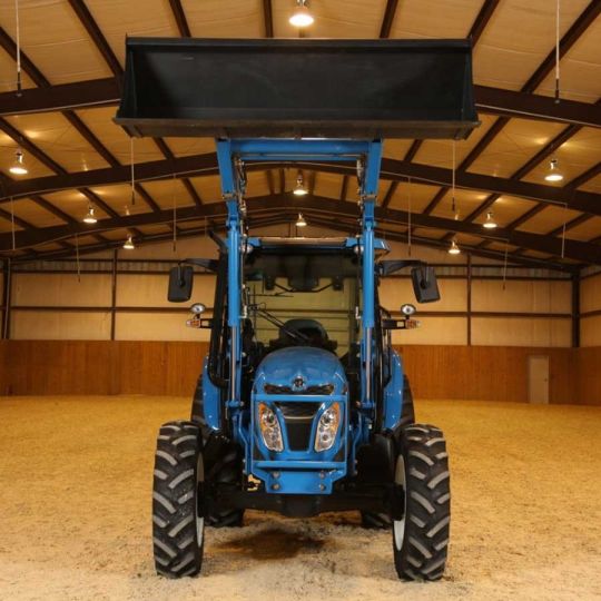 LS Model MT573C Tractor & Loader, Deluxe Cab, Heat & AC, 73HP Diesel ...
